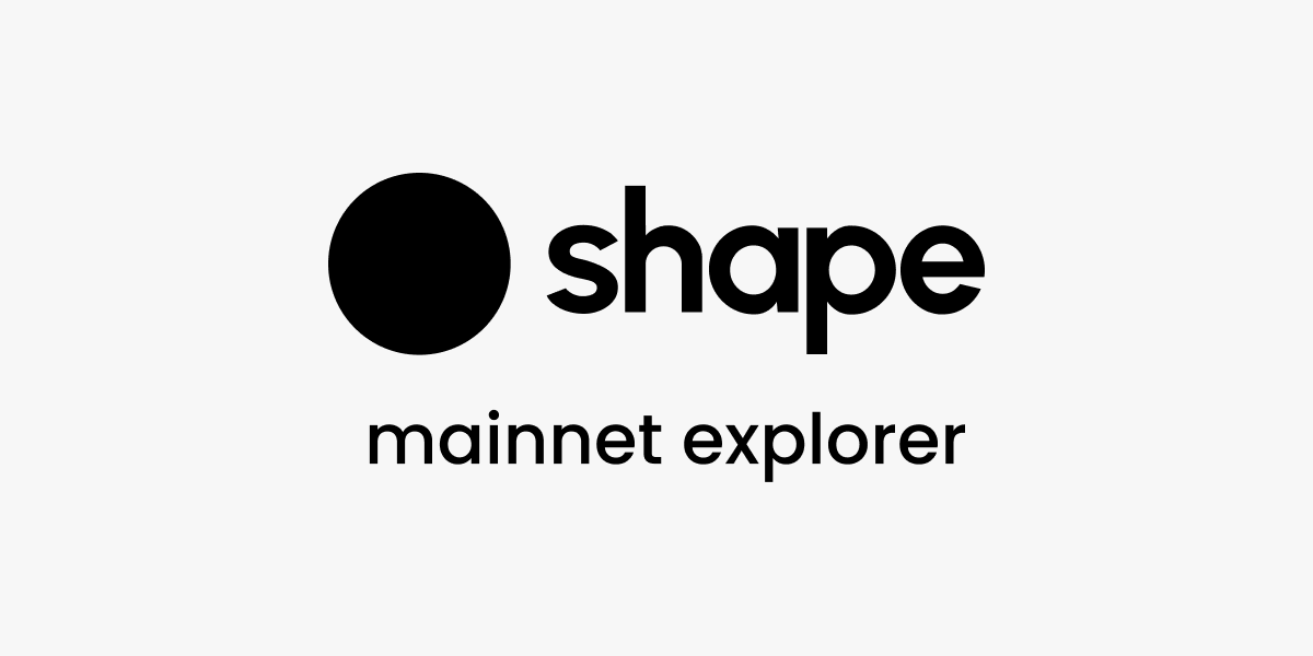 Shape Sepolia blockchain explorer - View Shape Sepolia stats | Blockscout